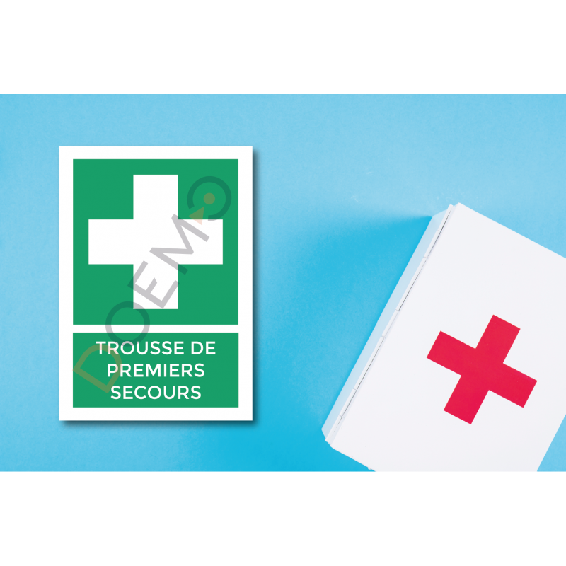 Trousse de premiers secours - PVC - A4